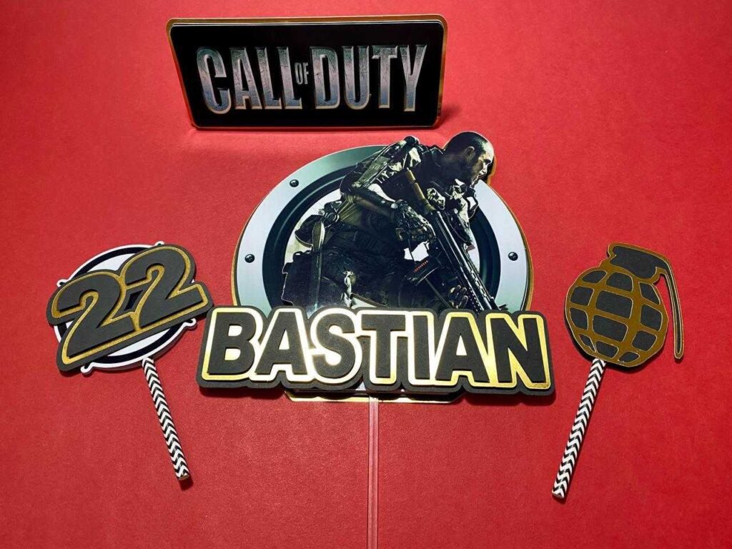 Topper Call of duty personalizado para torta 25 personas – Papaleria ...